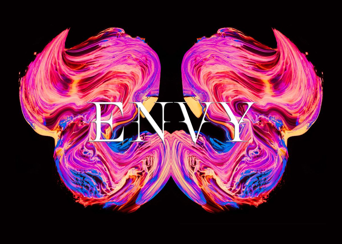 'ENVY' Poster, picture, metal print, paint by Ralph Frankenberg | Displate