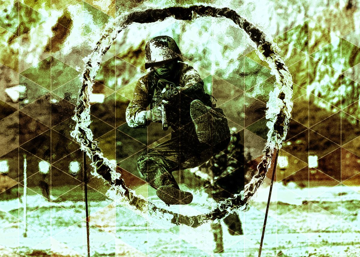 'Fire for hire' Poster, picture, metal print, paint by Vuk Todoric ...