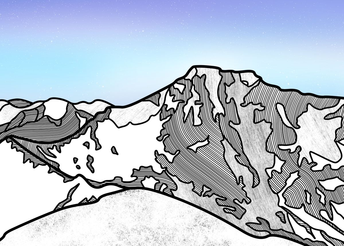 'Ben Nevis Scotland' Poster by mailbox disco | Displate