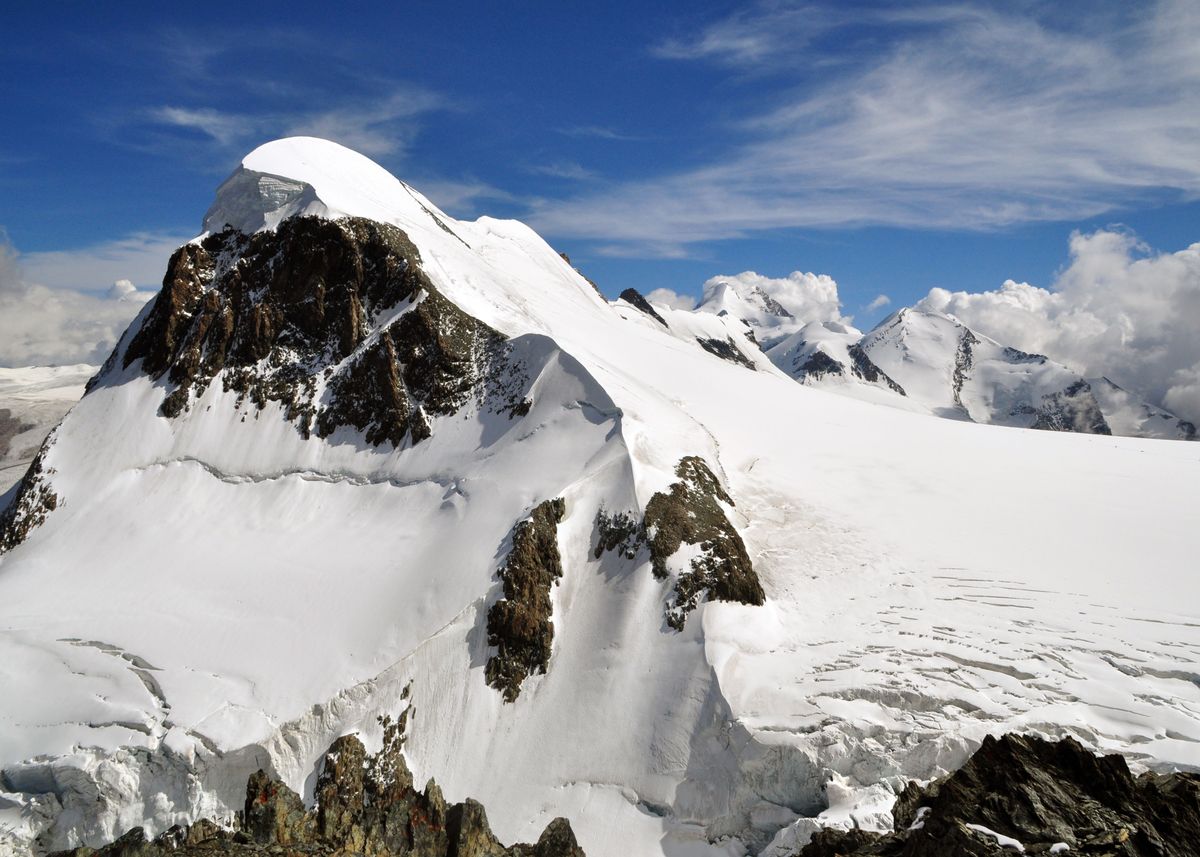 'Breithorn Mountain' Poster, picture, metal print, paint by Stevyn ...