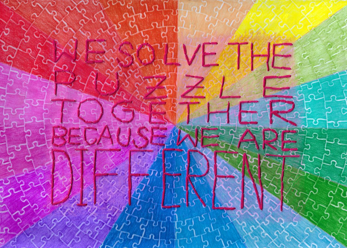 'Proud to be different' Poster, picture, metal print, paint by Anja ...