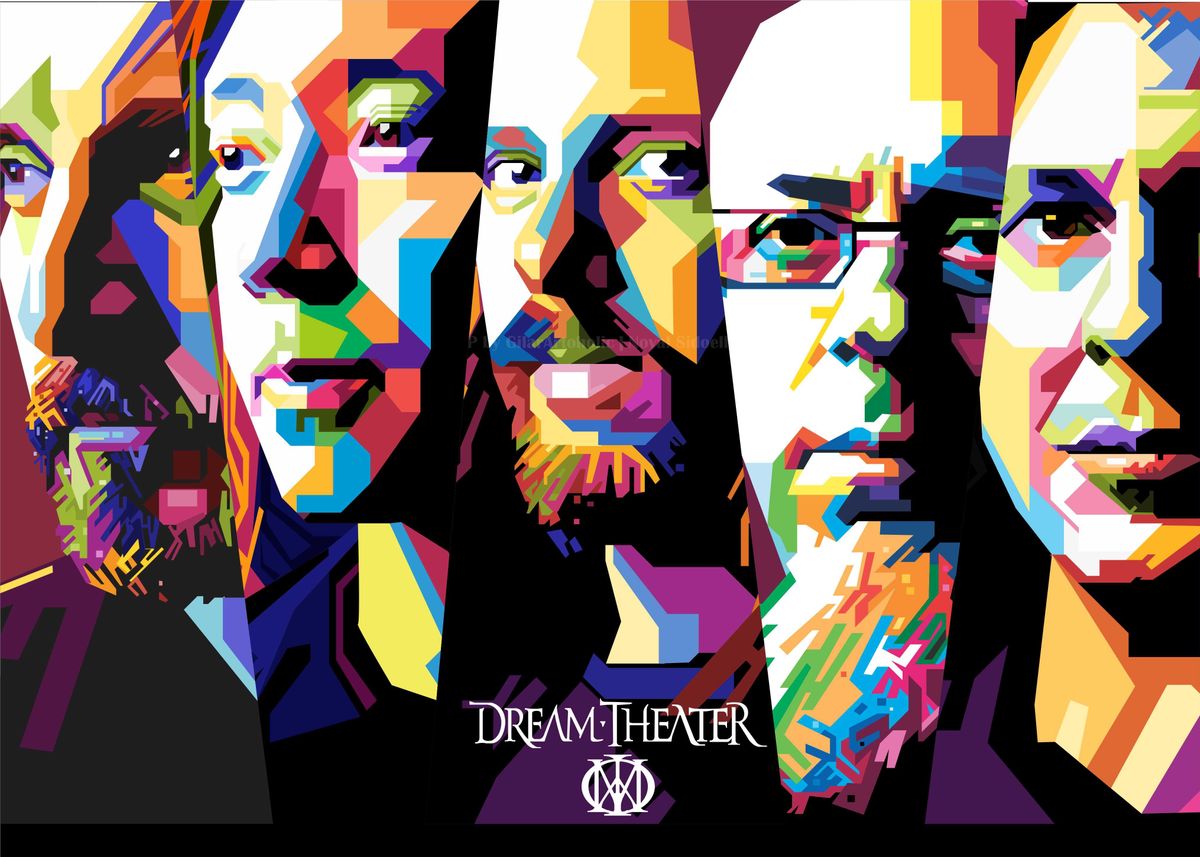 'Dream Theater' Poster, picture, metal print, paint by Gilar Artoholic ...