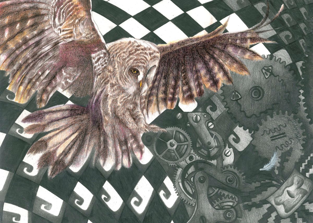 'Incas Spirit' Poster, picture, metal print, paint by Maria A ...