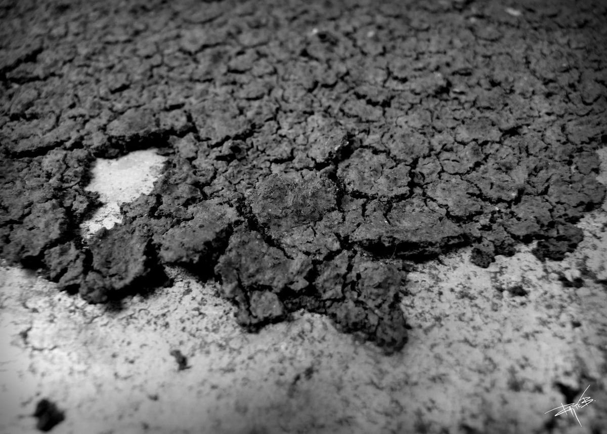 'cracked' Poster, picture, metal print, paint by Boris Rajic | Displate