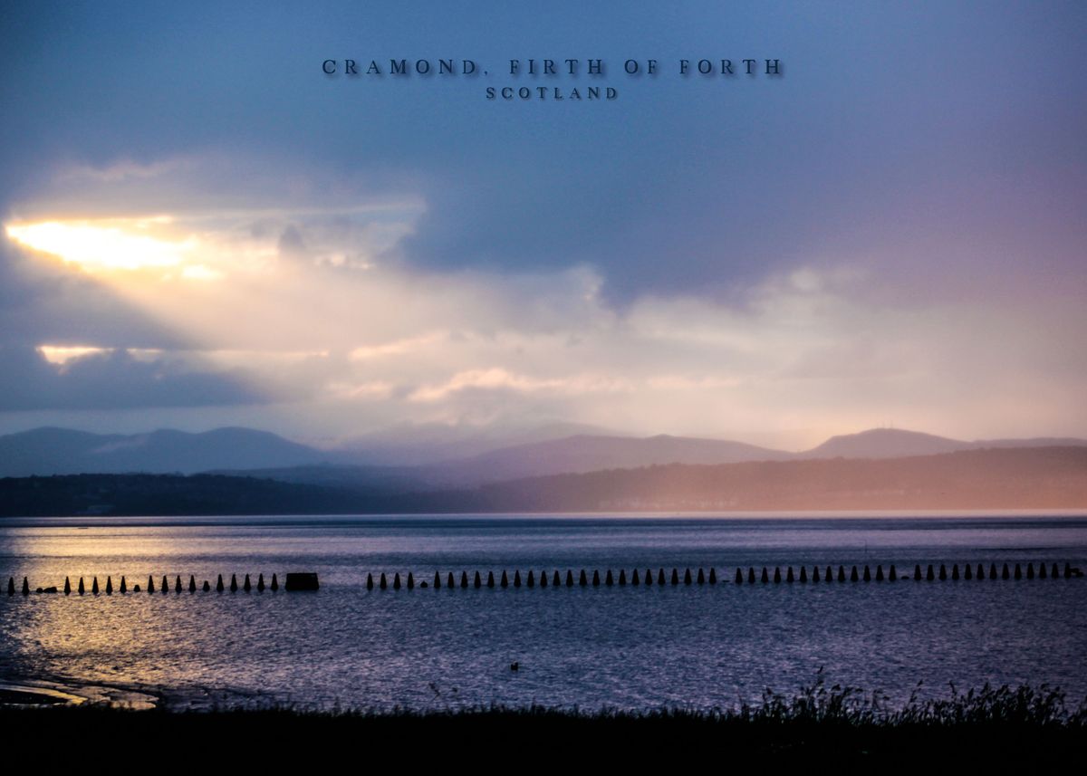 'Cramond' Poster, picture, metal print, paint by Stuart Dalgleish ...