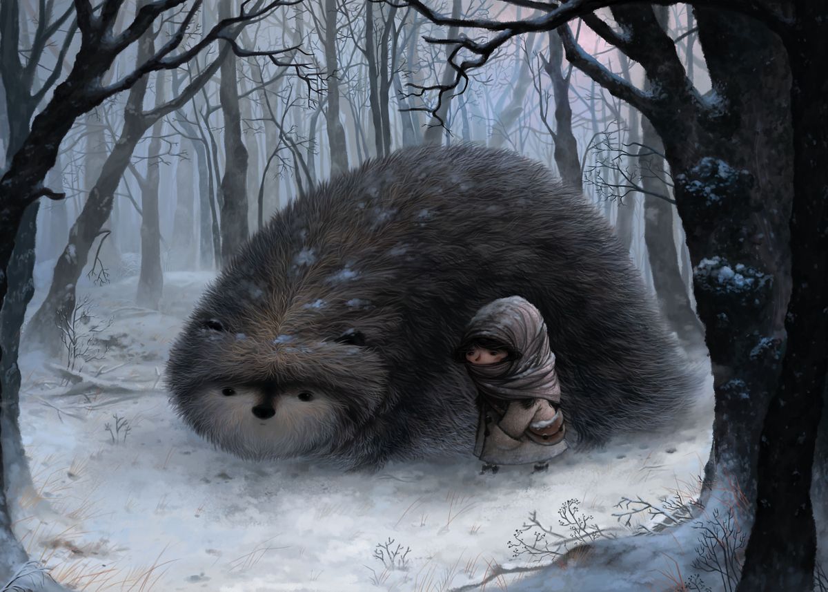 'Forest Monster' Poster, picture, metal print, paint by Anna ...