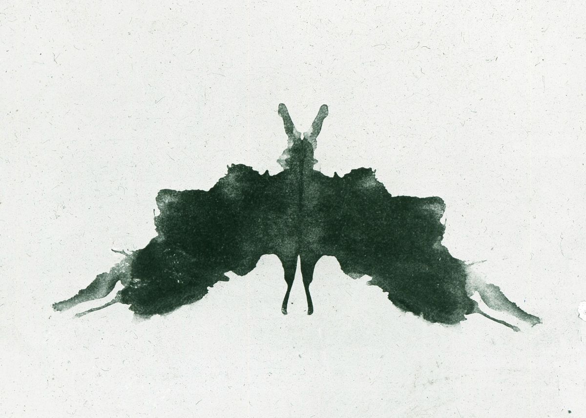 'Rorschach inkblot test 2' Poster, picture, metal print, paint by Ed ...