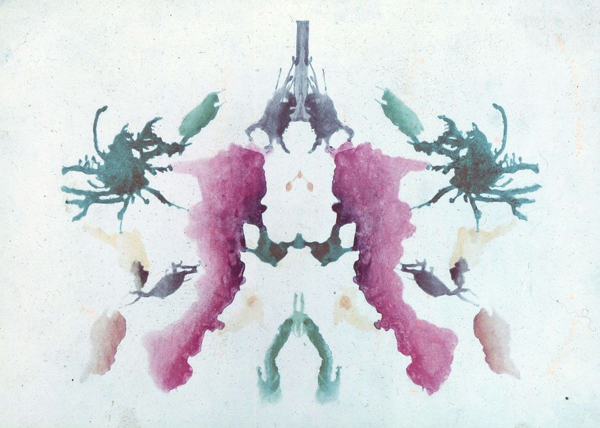 'Rorschach inkblot test 8' Poster, picture, metal print, paint by Ed ...