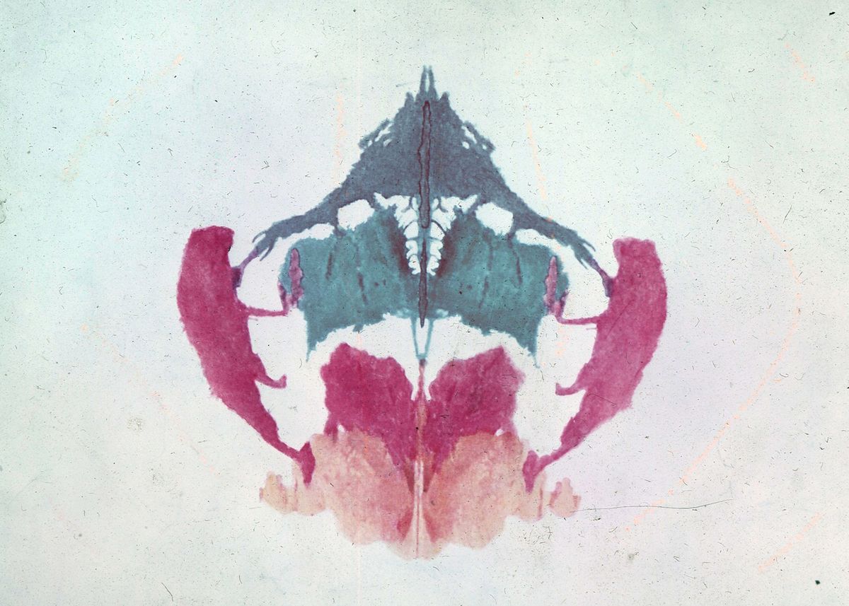 'Rorschach inkblot test 1' Poster, picture, metal print, paint by Ed ...