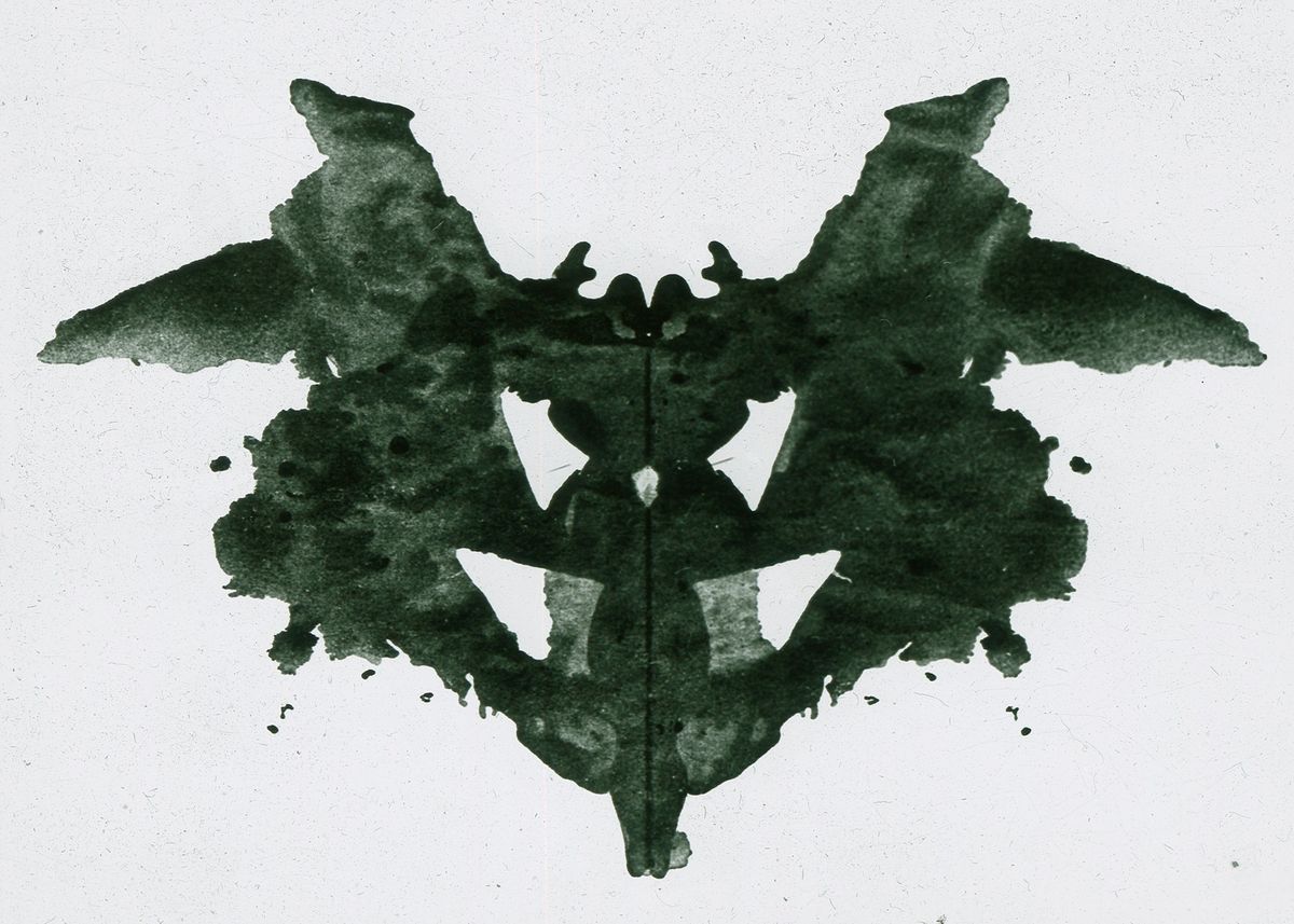 'Rorschach inkblot test 3' Poster, picture, metal print, paint by Ed ...