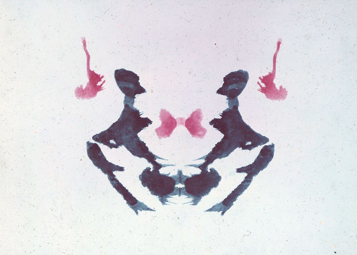 'Rorschach inkblot test 10' Poster, picture, metal print, paint by Ed ...