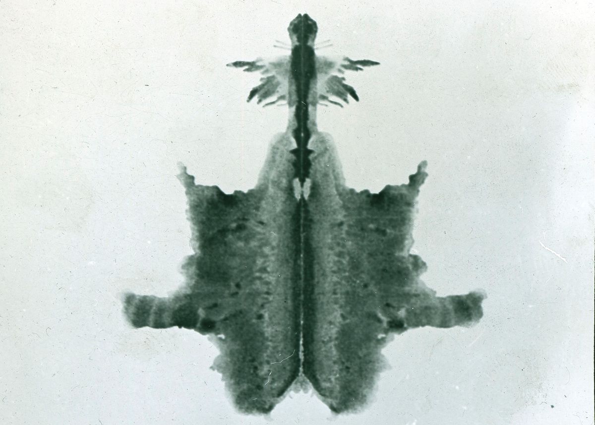 'Rorschach inkblot test 4' Poster, picture, metal print, paint by Ed ...