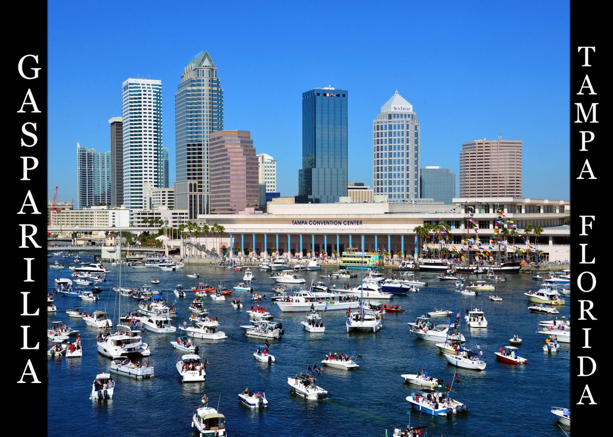 'Gasparilla poster B' Poster, picture, metal print, paint by David ...