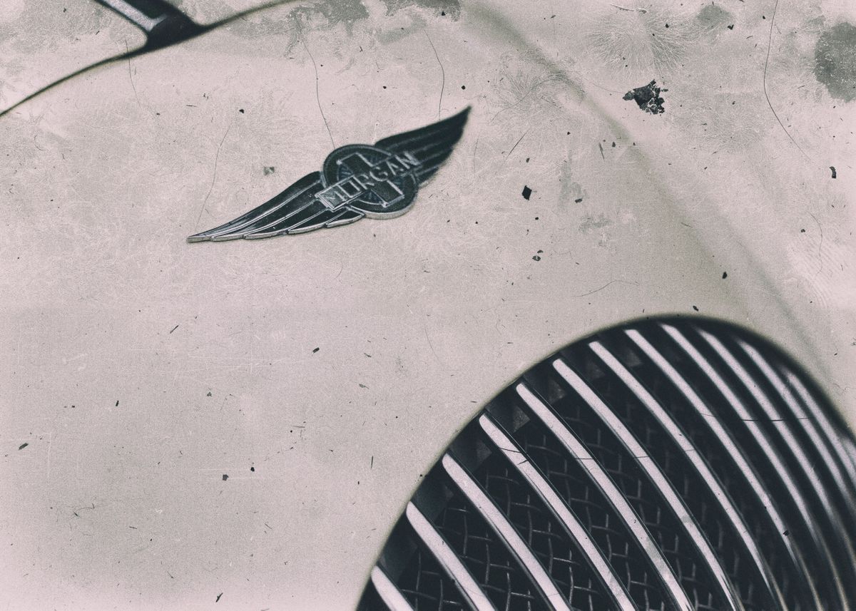 'Vintage Morgan MOTORS' Poster, picture, metal print, paint by Benjamin ...