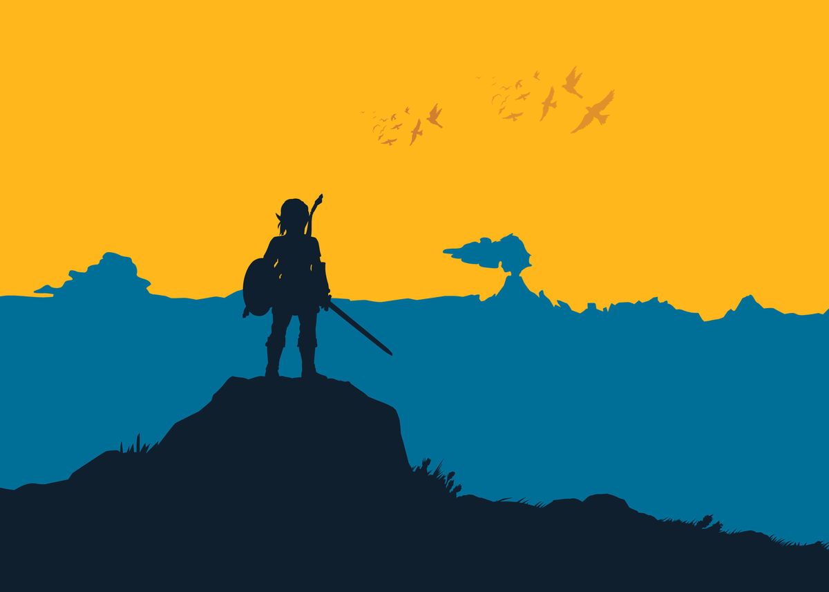 'Zelda breath of the wild' Poster, picture, metal print, paint by Lady ...