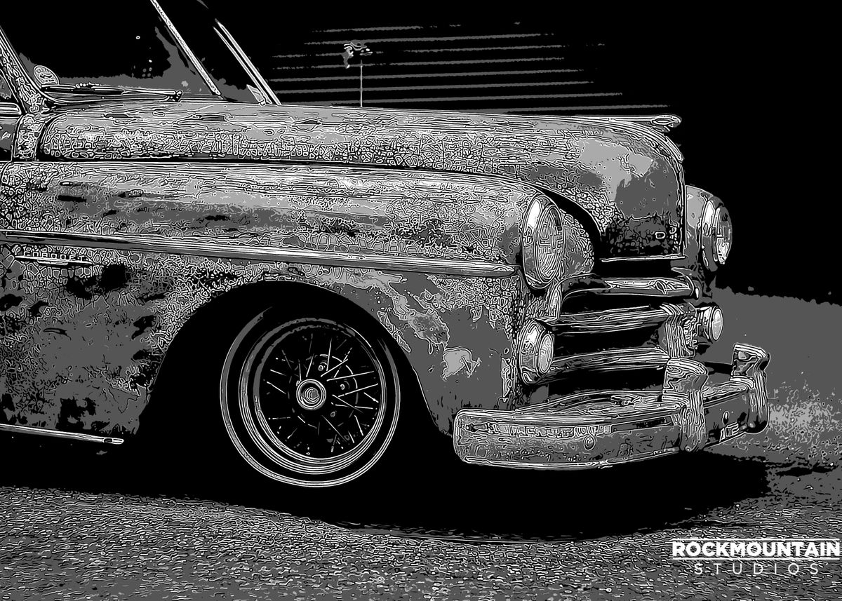 'Classic Car Artwork' Poster, picture, metal print, paint by Rolf ...