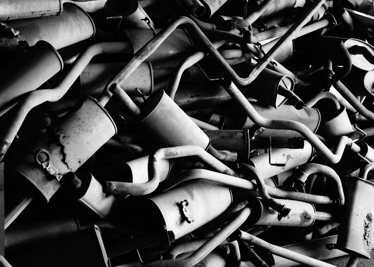 'Car Parts Pattern' Poster, picture, metal print, paint by Marcelo ...