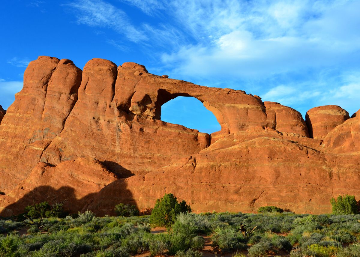 'Skyline arch Utah' Poster, picture, metal print, paint by David ...