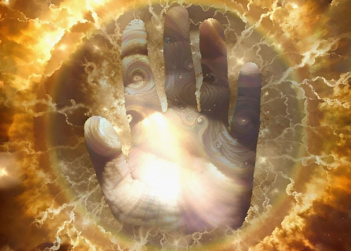 'Hand of God' Poster by Bruce Rolff | Displate