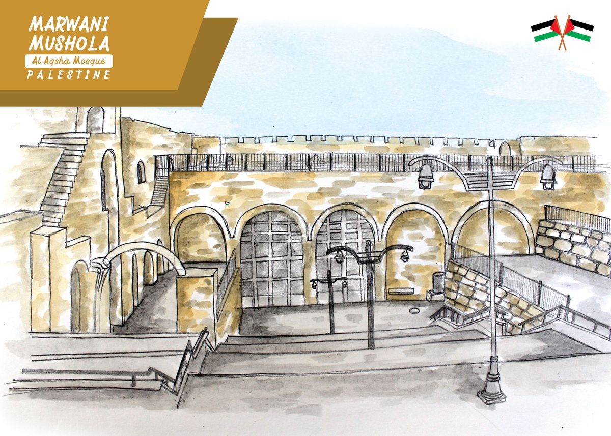 'Marwani Mushollah Al Aqsha' Poster by Arief Sapta Adjie | Displate