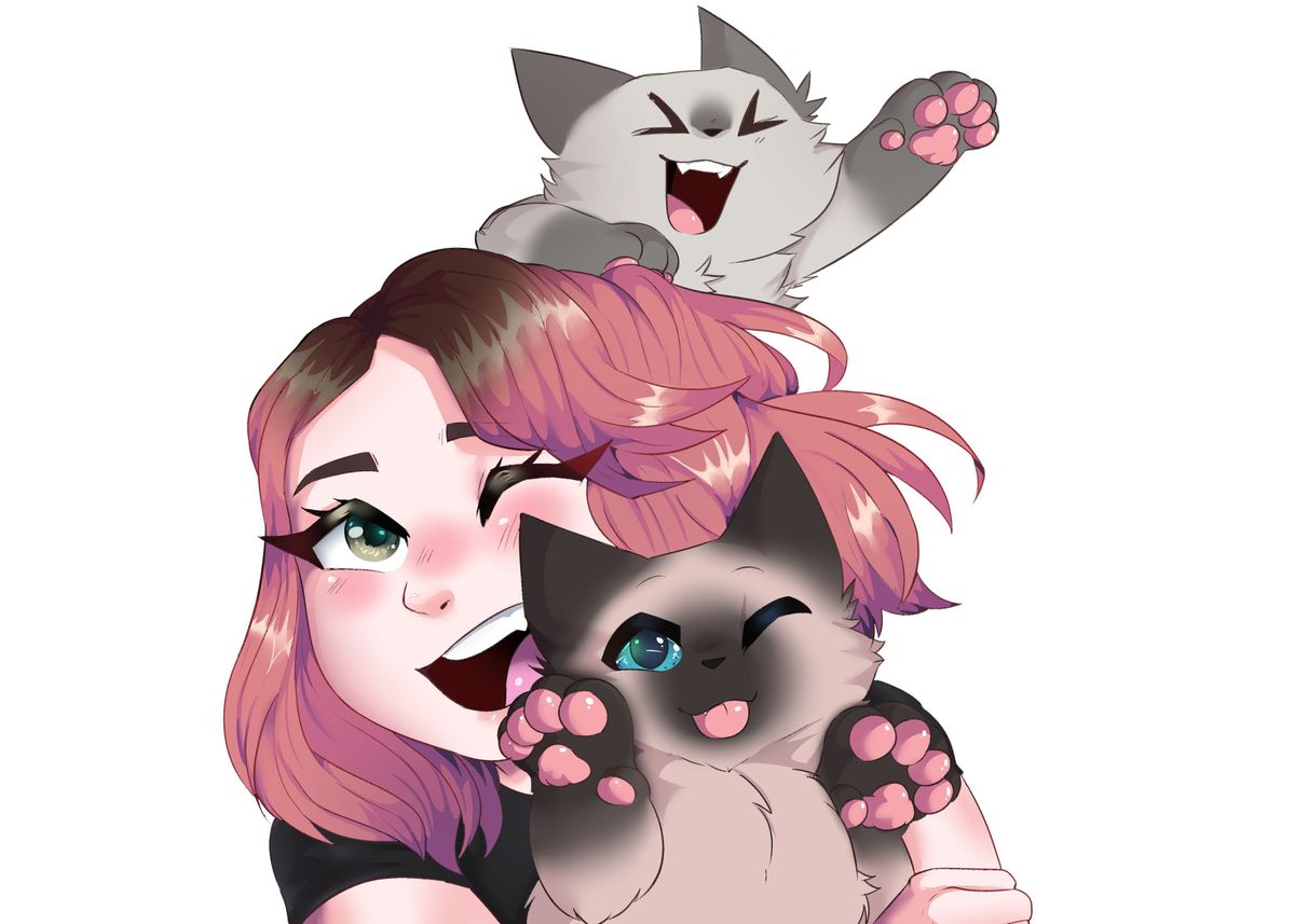 'Proxy Cats' Poster by Katelynn Proxy | Displate