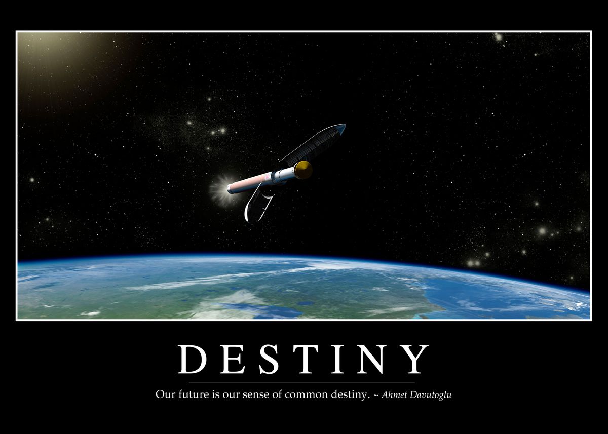 'Destiny Motivational' Poster, picture, metal print, paint by Stocktrek ...
