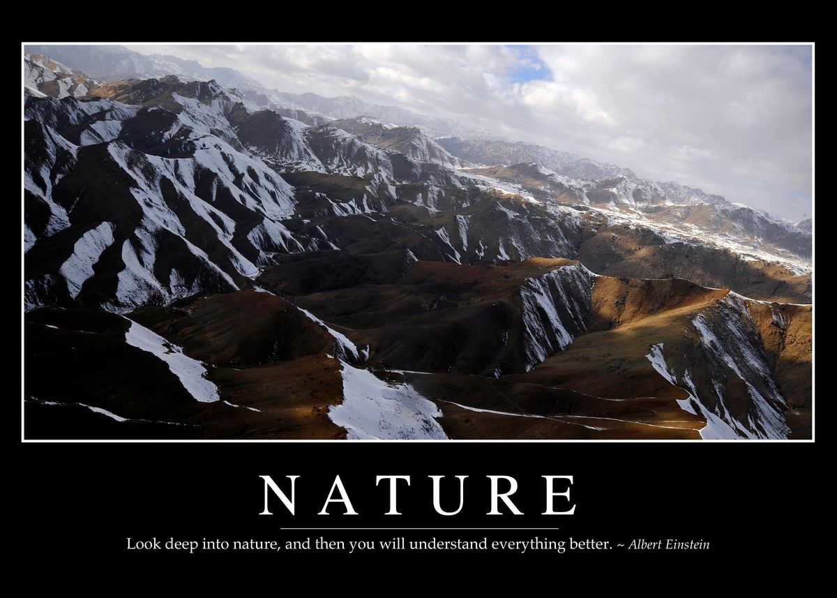'Nature Motivational' Poster, picture, metal print, paint by Stocktrek ...