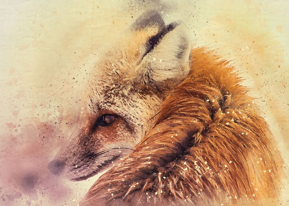 'Red Fox' Poster by dmc 696 | Displate