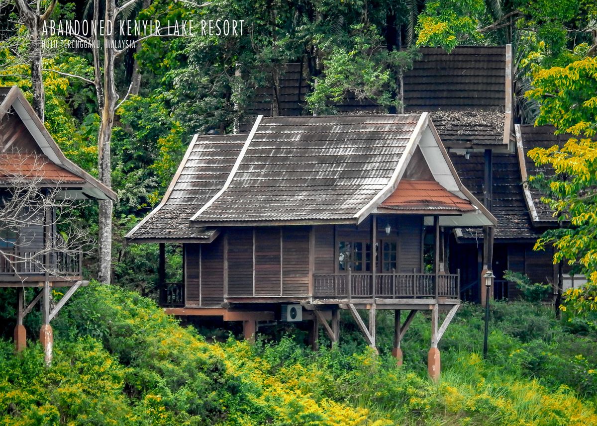'Abandoned Resort At Kenyir' Poster, picture, metal print, paint by ...