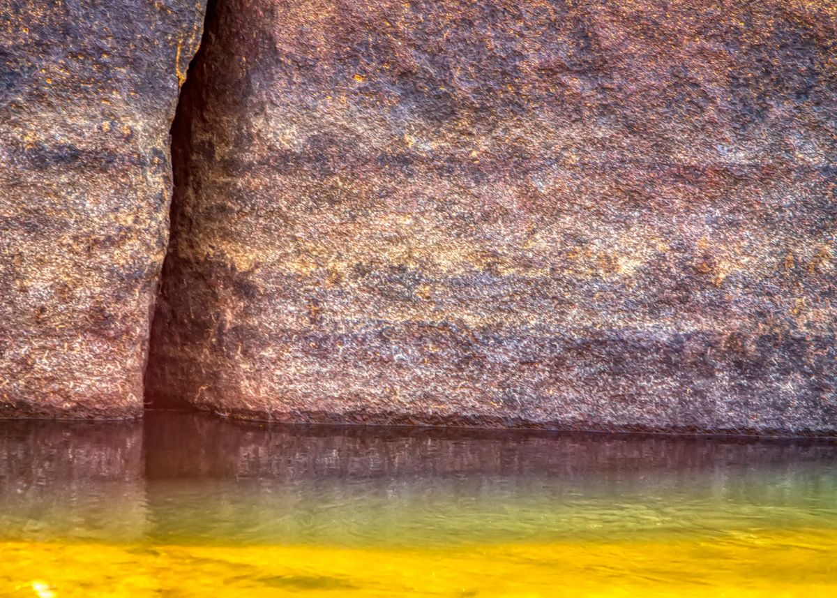 'River and rock' Poster, picture, metal print, paint by Daniel Azocar ...