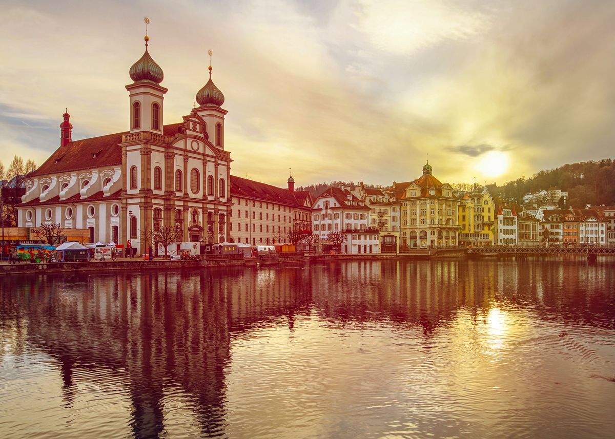 'Luzern' Poster by Alexander Sorokopud | Displate