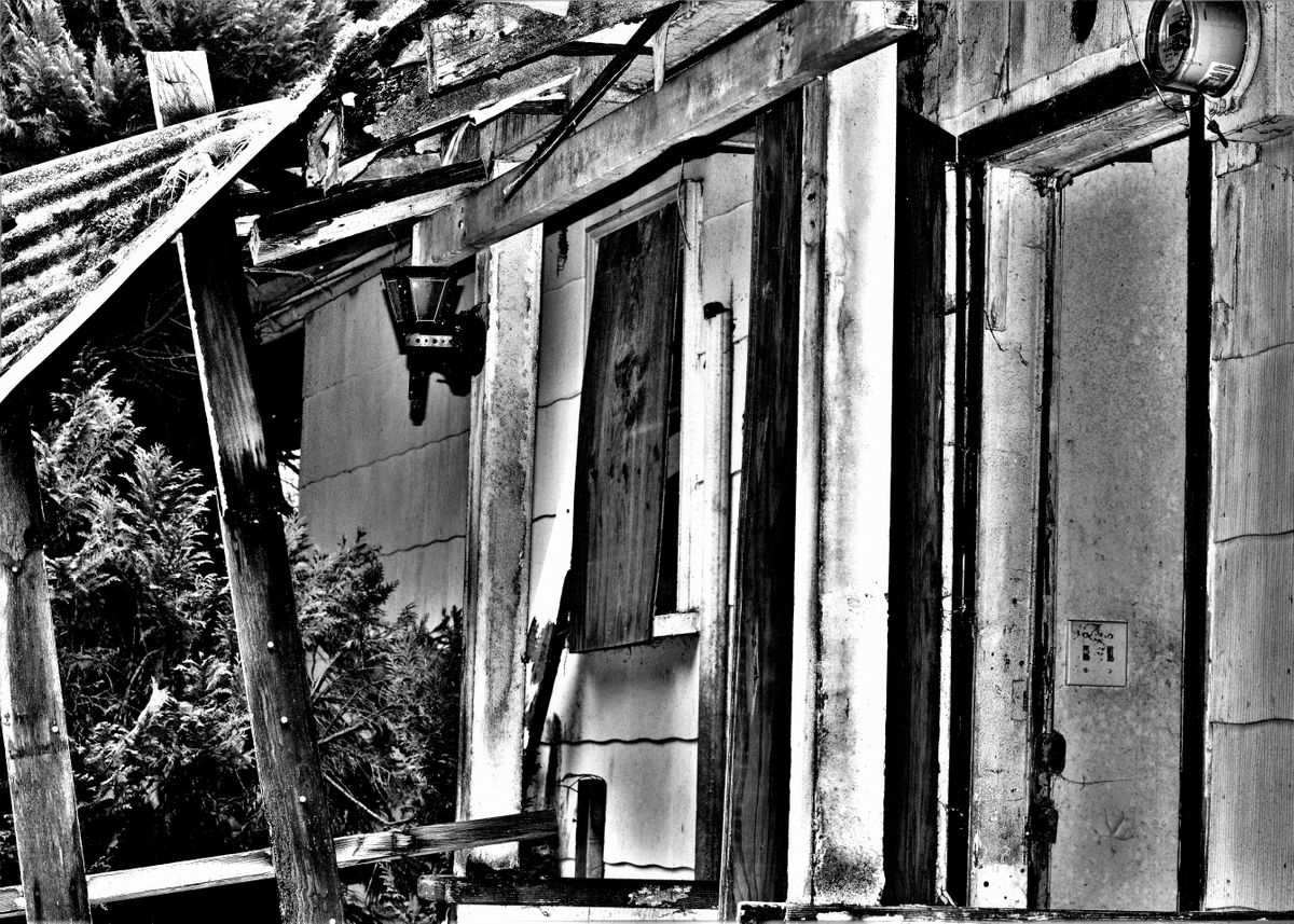 'Abandoned house ' Poster, picture, metal print, paint by Ken Twyman ...