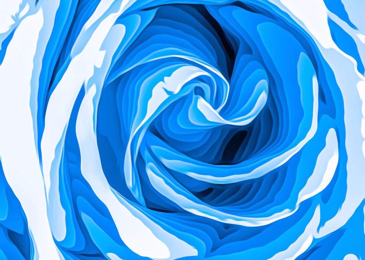 'closeup blue rose texture' Poster, picture, metal print, paint by ...