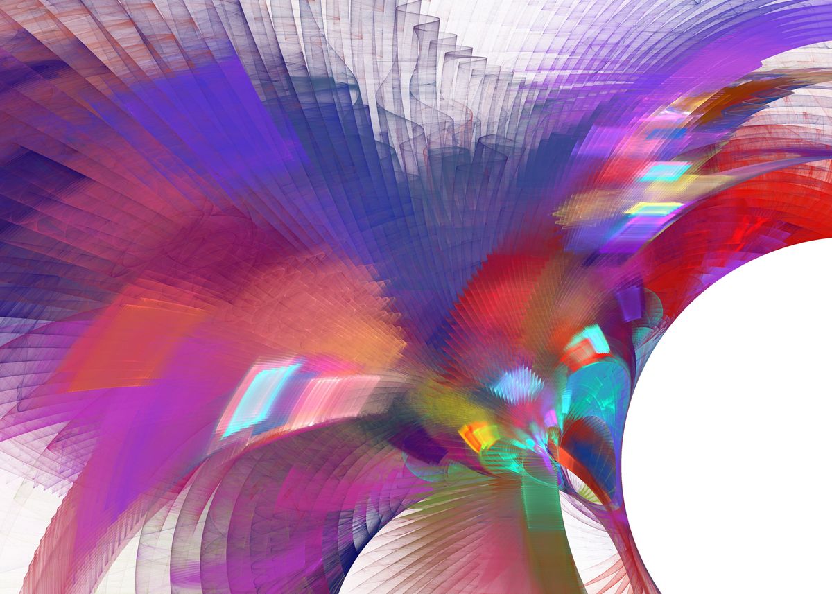 'Sway' Poster, picture, metal print, paint by Jeannette Scranton | Displate