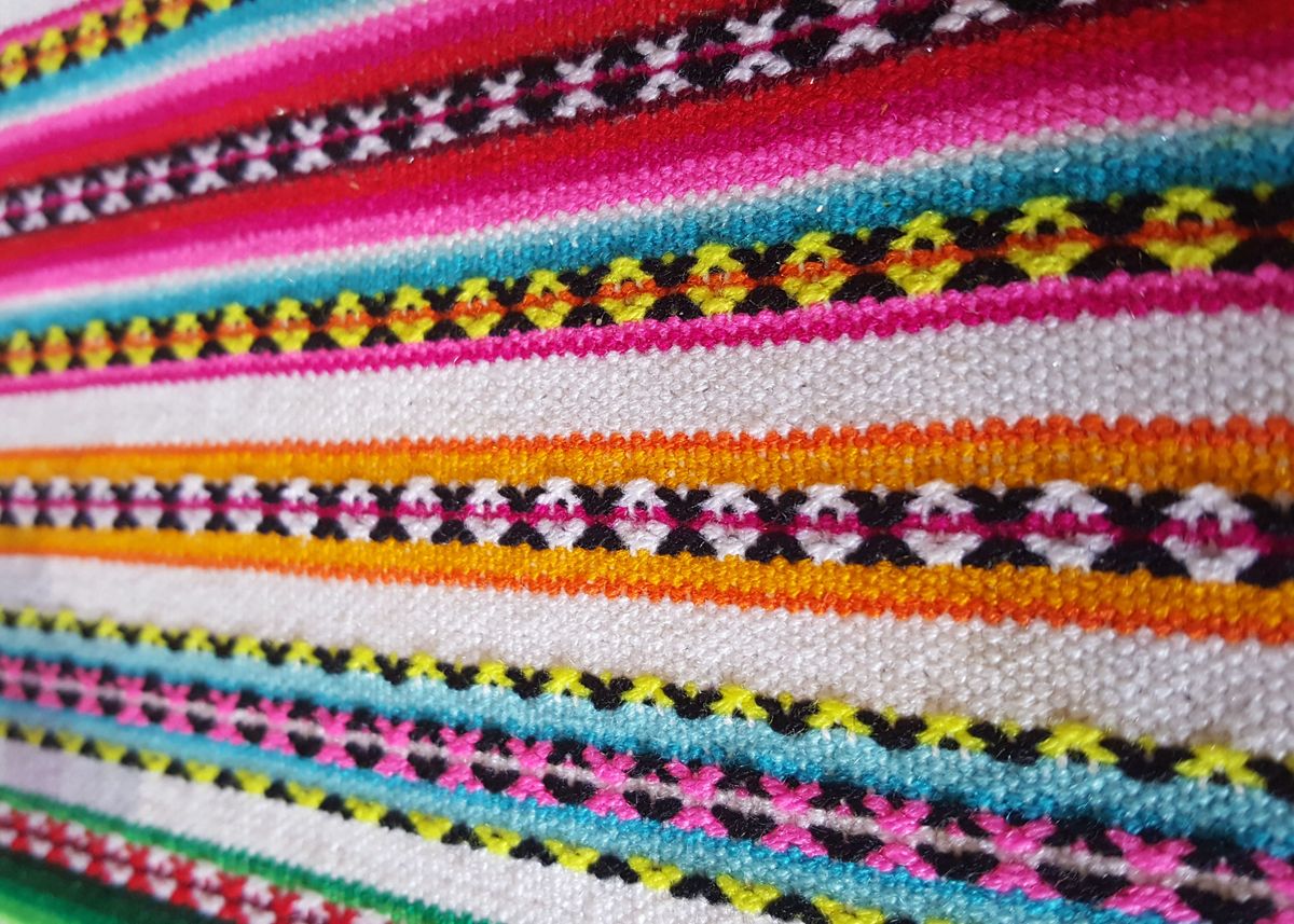 'Peruvian Patterns' Poster by Alejandra Bustamante | Displate