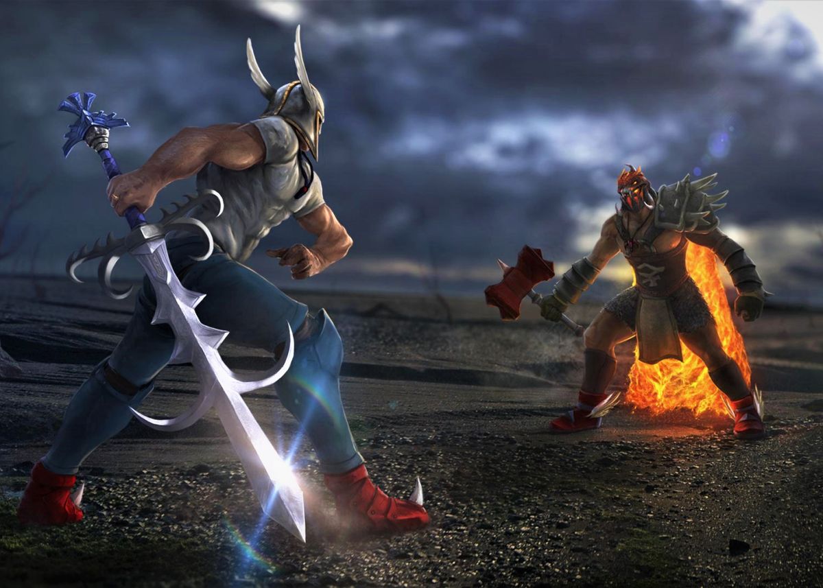 'Fight' Poster, picture, metal print, paint by Alkaa Osrs | Displate