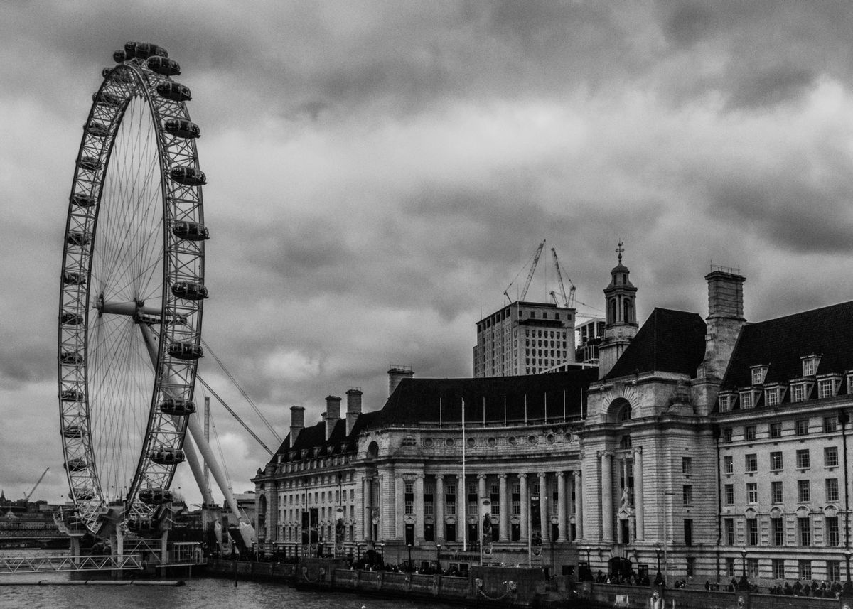 'London Eye' Poster by Josue Villaverde | Displate