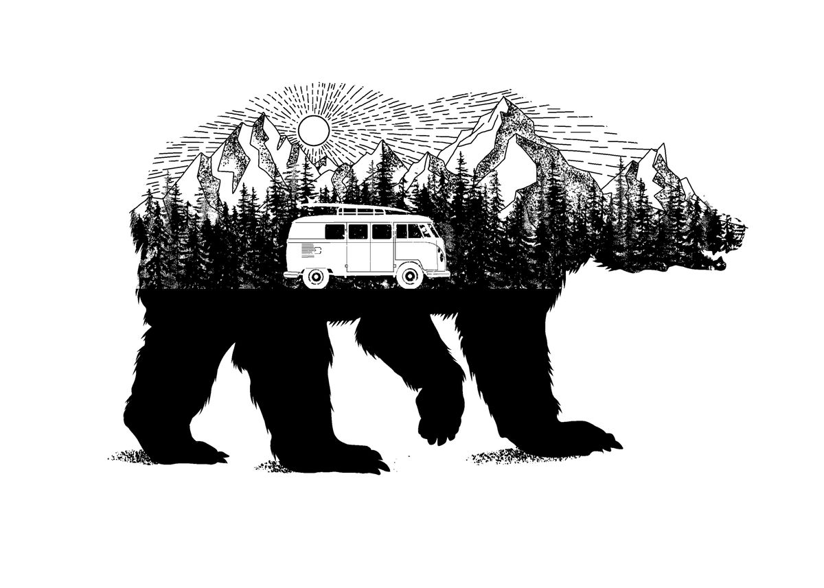 'The Wanderer' Poster, picture, metal print, paint by Dina Prasetyawan ...