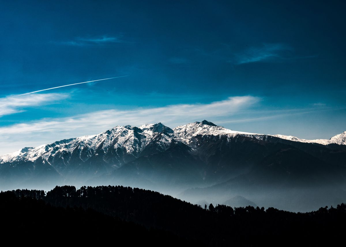 'Majestic Himalayas' Poster, picture, metal print, paint by Satvik ...