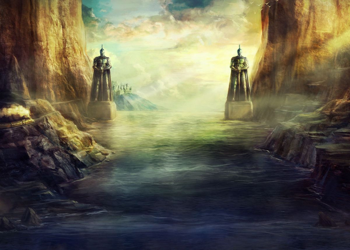 'Guardians of Atlantis' Poster, picture, metal print, paint by Jake ...