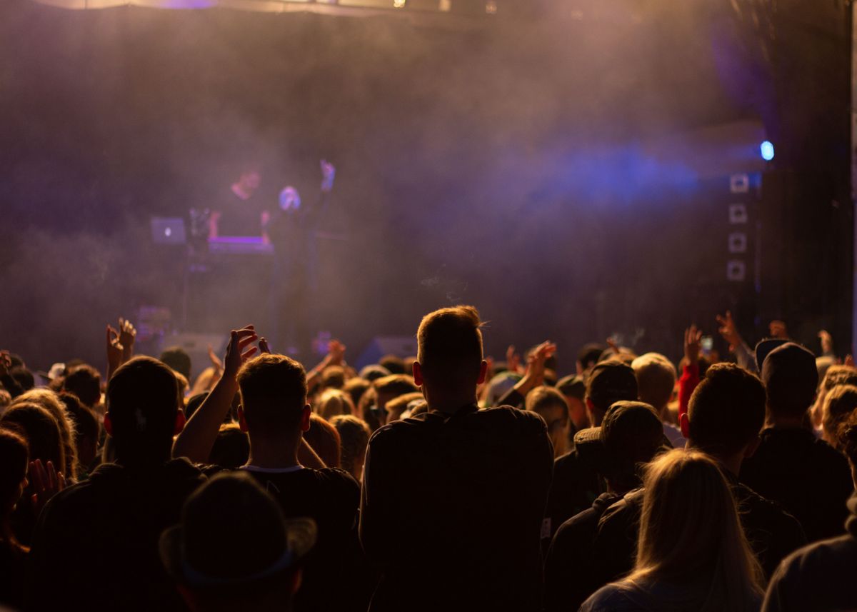 'Crowd' Poster, picture, metal print, paint by Jan Schneider | Displate