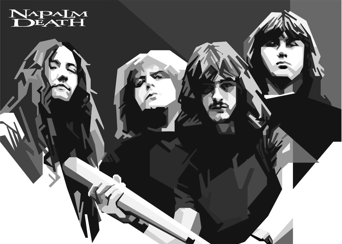 'Napalm Death' Poster, picture, metal print, paint by Gilar Artoholic ...