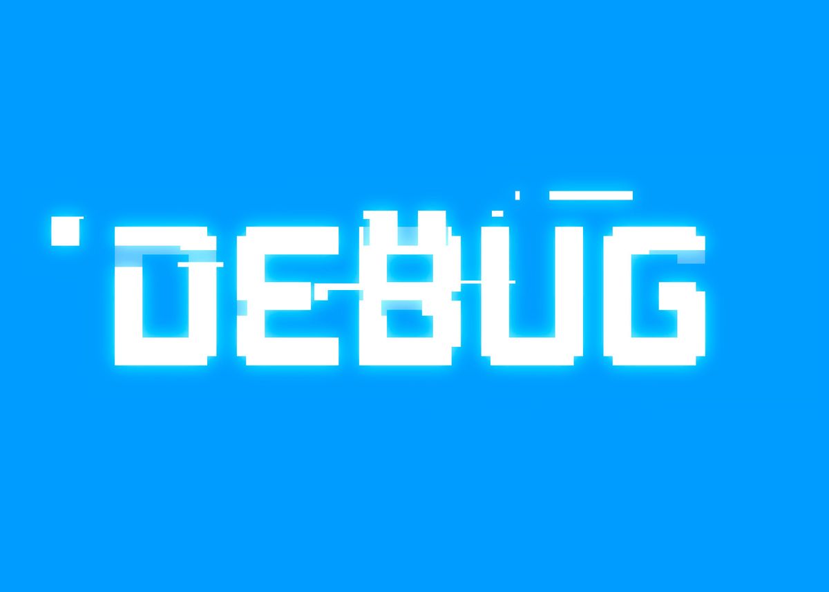 'Bit glitch debug' Poster, picture, metal print, paint by Gianfranco ...