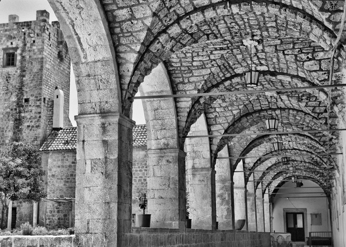 'Atrium' Poster, picture, metal print, paint by Siniša Bralić | Displate