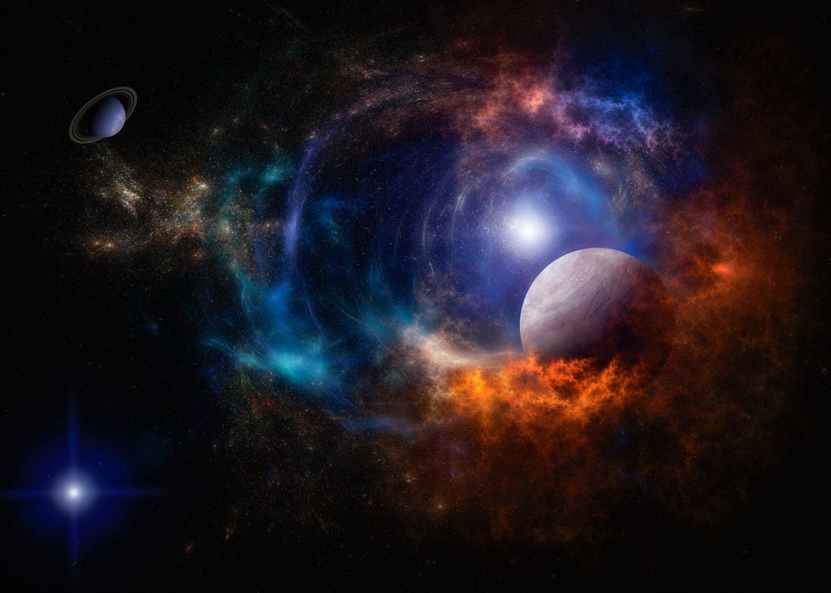 'Spacescape' Poster by Alain Gaymard | Displate