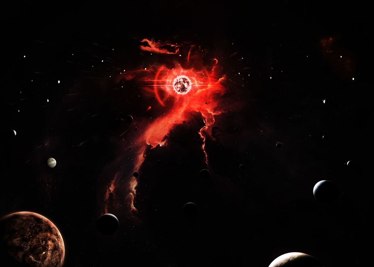 'Baphomet Star System' Poster by Aleksandar Jovanovski | Displate