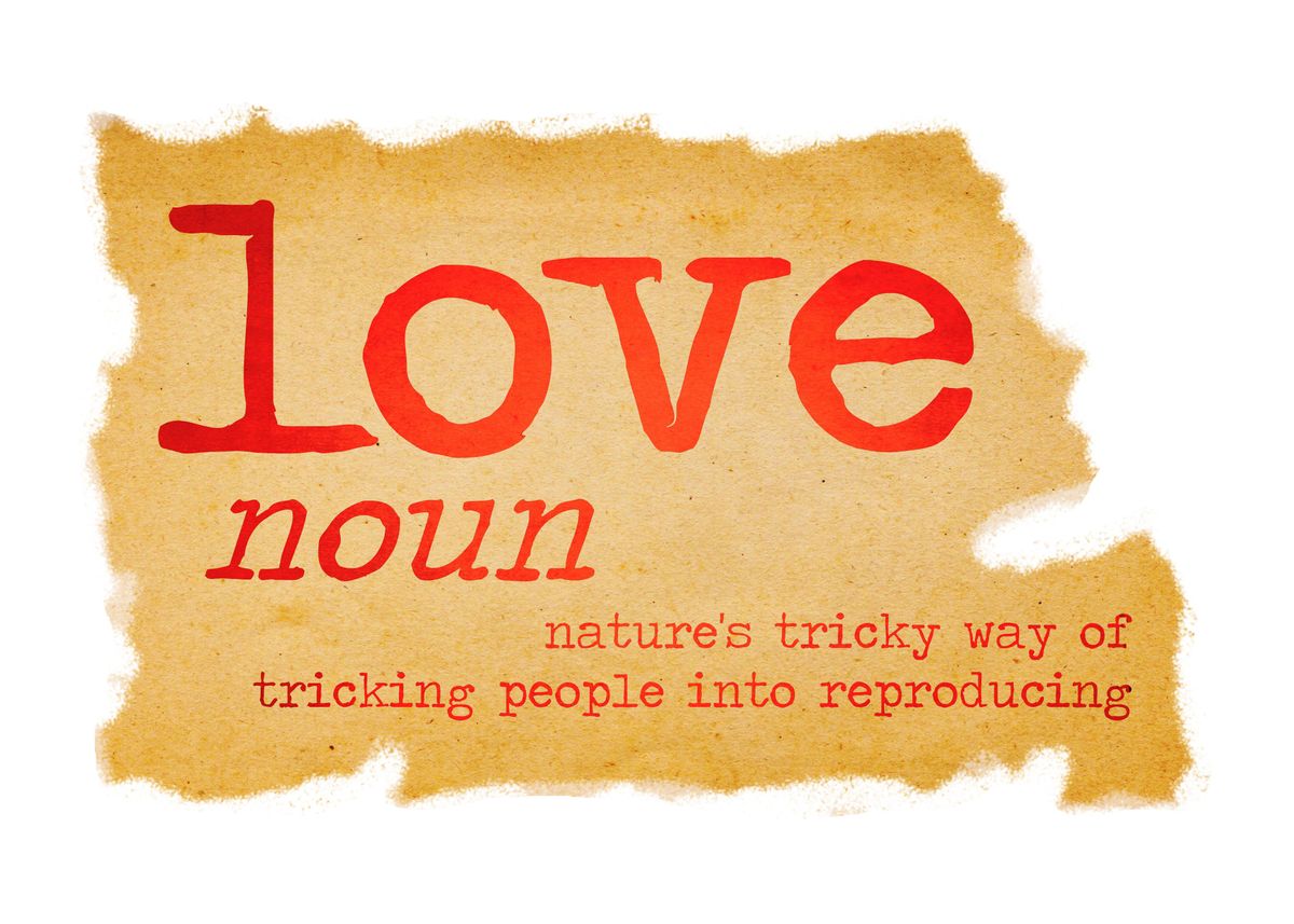 'Love dictionary definition' Poster, picture, metal print, paint by ...