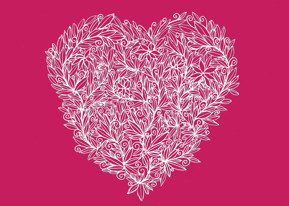 'Heart of Leaves' Poster, picture, metal print, paint by Sebastian ...
