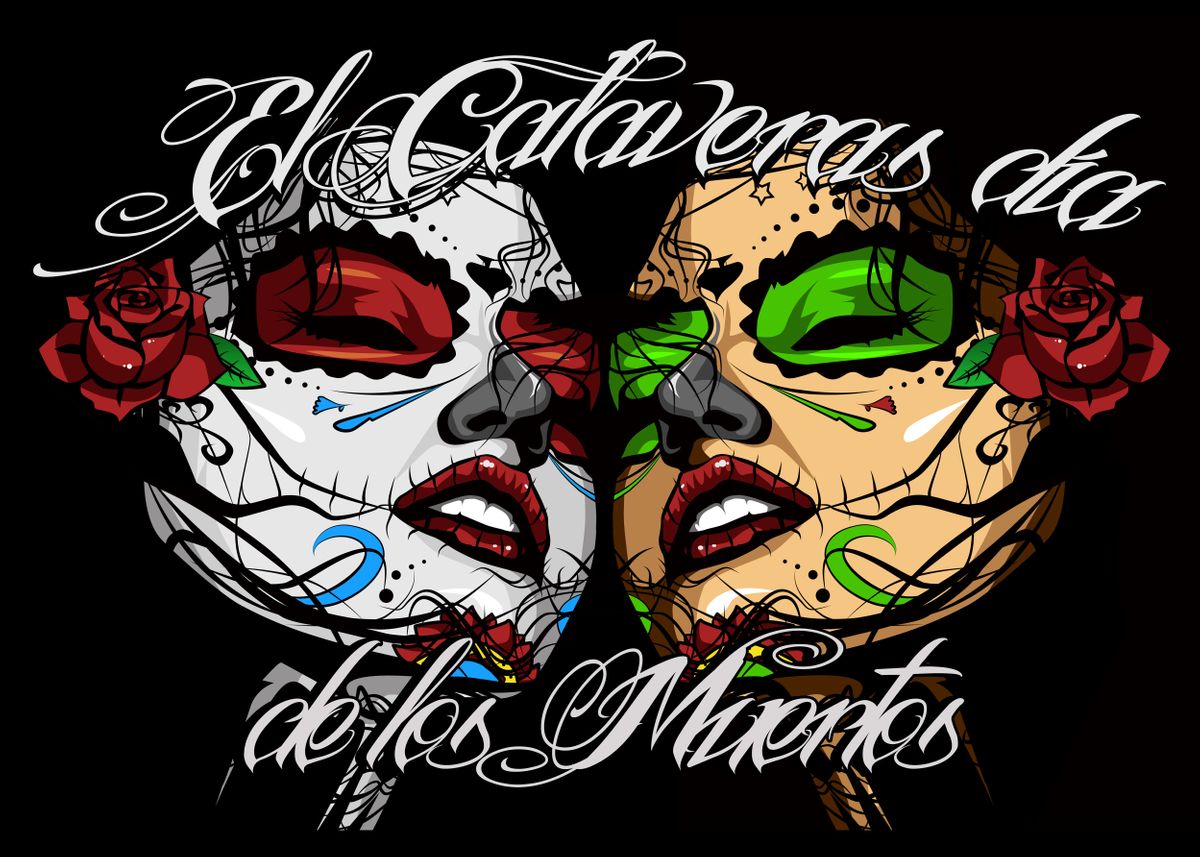 'Face 2 face' Poster by Pat Duke | Displate