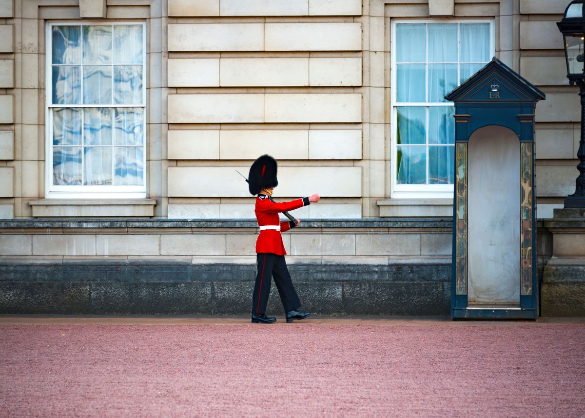 'Guard walking' Poster, picture, metal print, paint by Svetlana Sewell ...